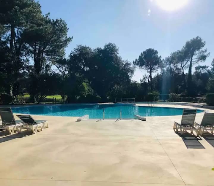 Beau Rez-de-jardin En Résidence Avec Piscine - Moliets-et-Maa