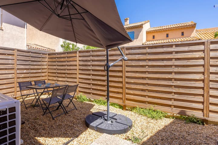 Studio Moderne Avec Jardin Privé à Valras Plage - Portiragnes