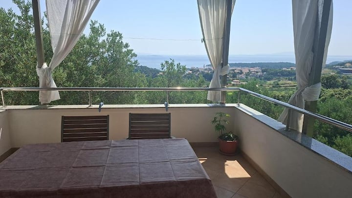 Relaxing Sea View Apartment For 4 - Rab