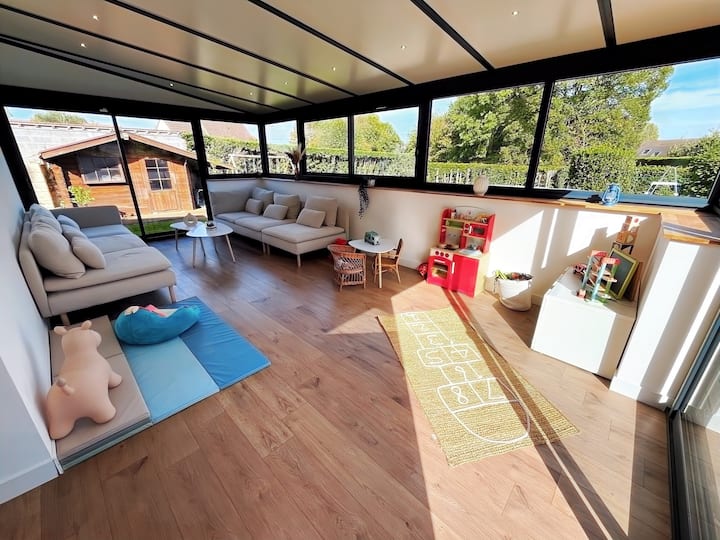 Maison Familiale De Plein Pied - Parking Gratuit - Cabourg