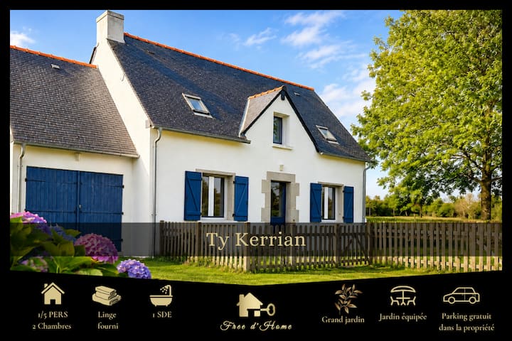 Ty Kerrian – Maison Avec Jardin, Plages à 25 Min - Arzano