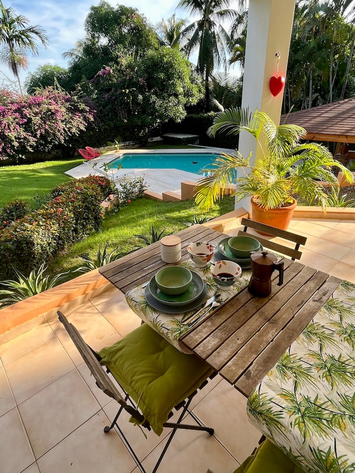 Very Cute Apt With Big Garden And Private Pool - Cabarete