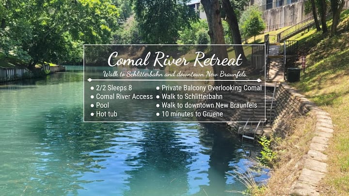 Walk To Schlitterbahn/comal Access/2-2/sleeps 8 - New Braunfels, TX