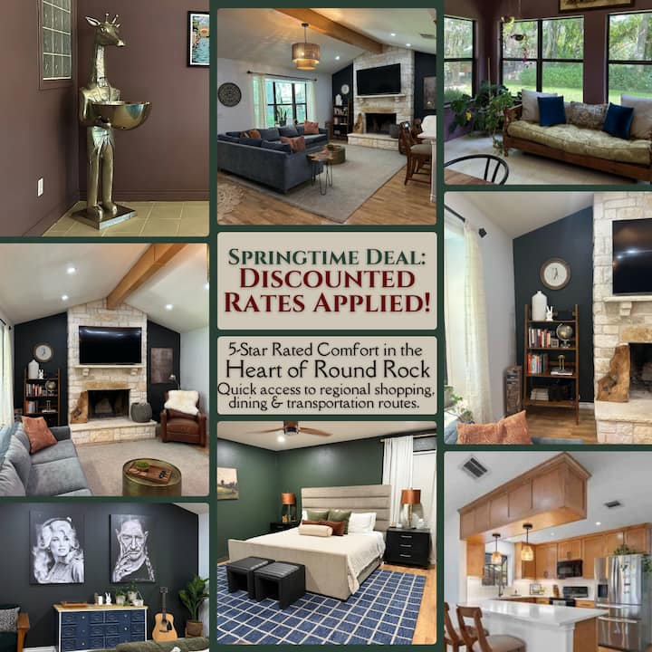 Downtown Round Rock: Woodbine Near Shops & Dining - Round Rock, TX