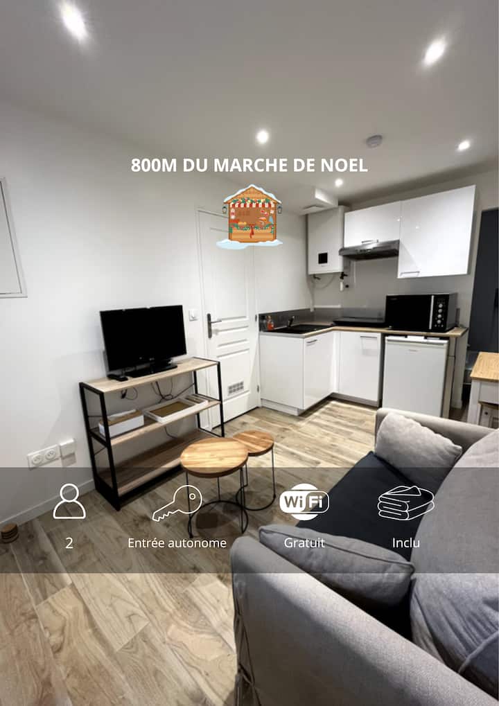 T1 Bis Calme En Centre Ville, Avec Wifi - Laval, France