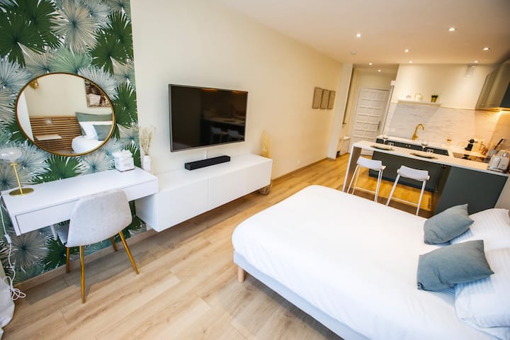 Studio Menton Proche Gare | Plage | Vue Mer - Menton