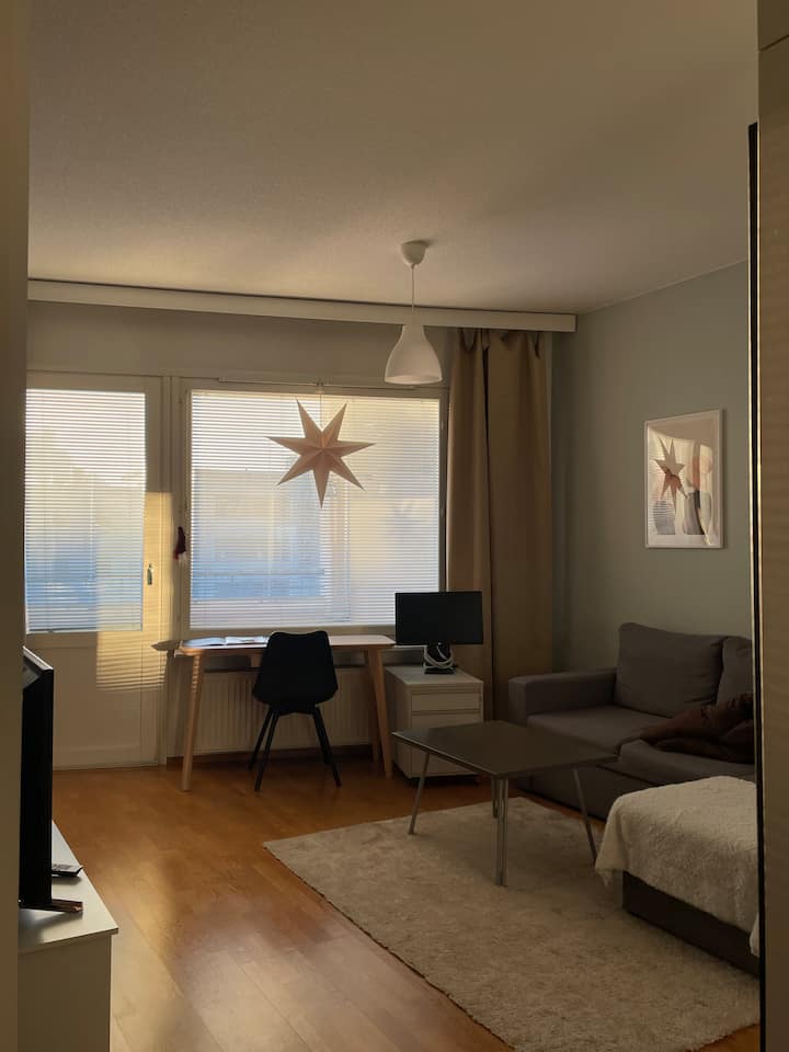 Ylimmän Kerroksen Yksiö Torin Laidalla - Kuopio