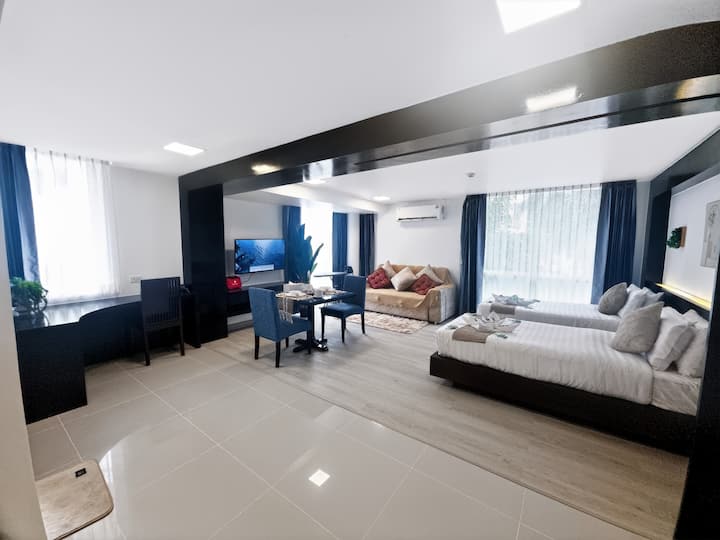 Twin Studio With Full Kitchen At Dee Residence - Patong