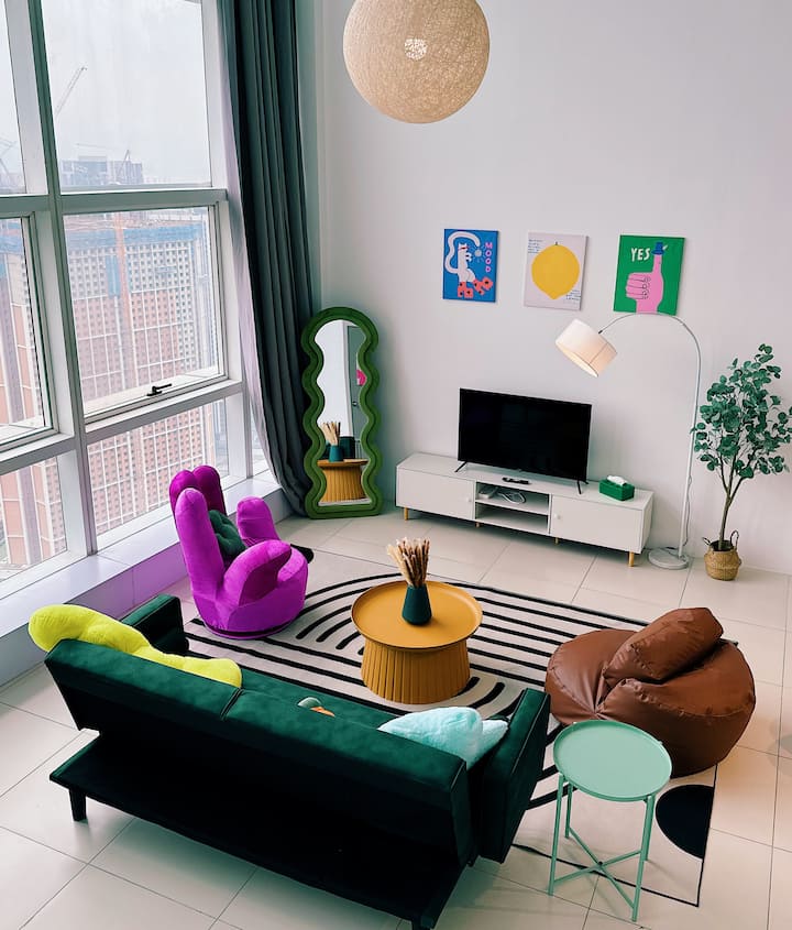 7pax Happyplaceloft @ Empirecitydmsra~cozy Vibes - Petaling Jaya