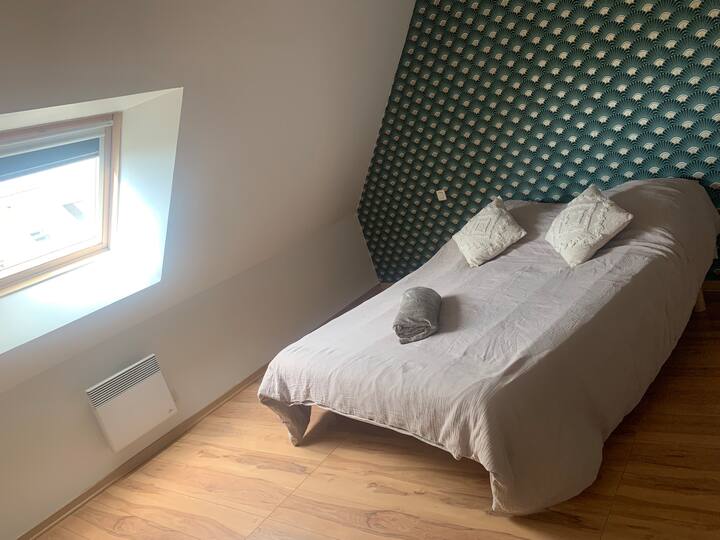 Chambre Chez L’habitant Lit Double Et Sdb - Janzé