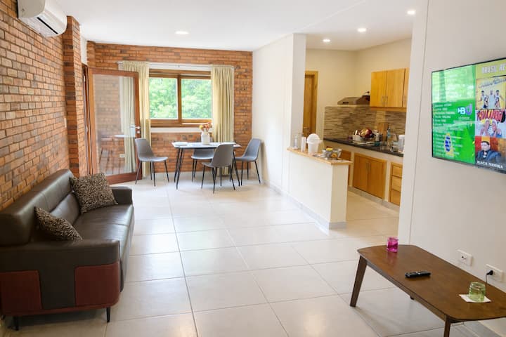 Modern, New Apartment With Balcony & Parking Space - Ñemby