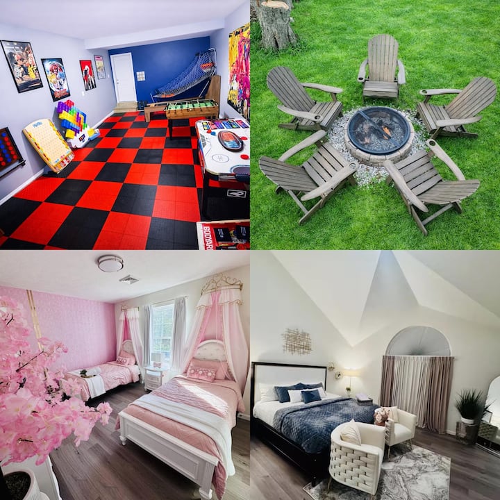 Luxury Retreat W/jacuzzi, Fire Pit & Game Room - Tobyhanna, PA