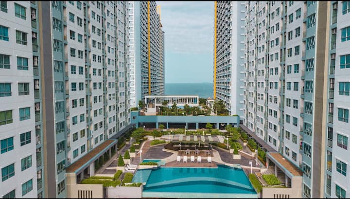 2/@272r Lumpini 高层公寓-视野开阔-Wifi-洗衣机 - Pattaya City