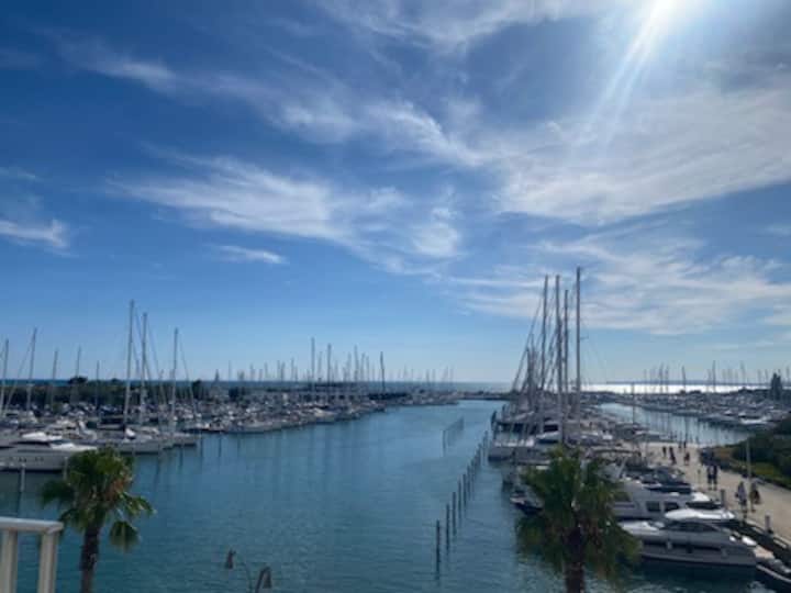 Duplex 2 Ch Vue Port Et Mer Centre Wifi - La Grande-Motte