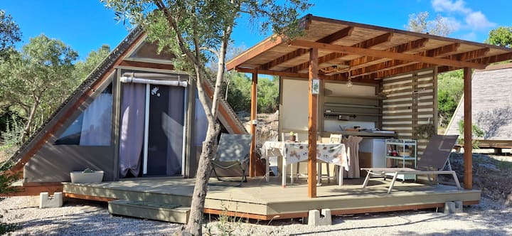 Tente Glamping De Luxe Entourée D'oliviers. Mirto - San Vincenzo