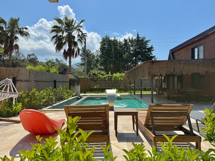 Marmaris Hisarönü Isıtmalı Havuzlu ÖZel Villa - İçmeler