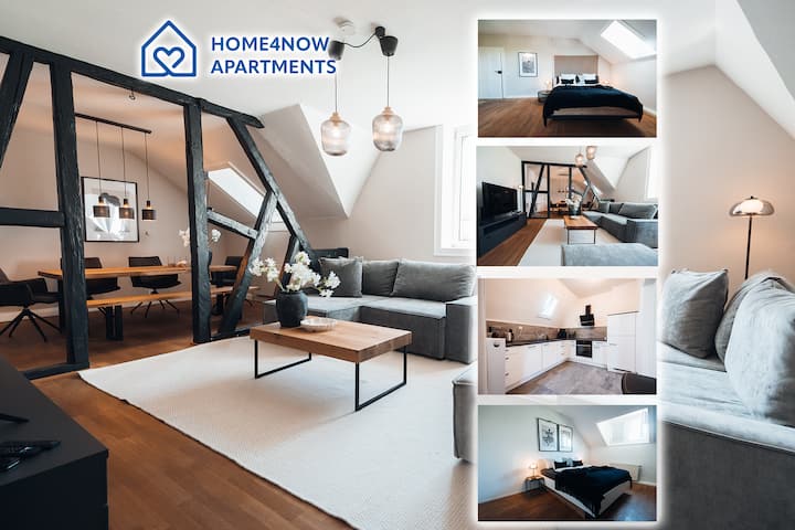 3 Br | Luxus | Arbeitsplatz | Wifi | Küche | Hbf - Wiesbaden