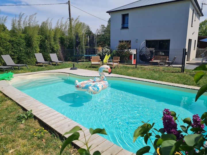 Piscine Chauffée• Maison 8 Pers • 500m De La Plage - Saint-Cast-le-Guildo