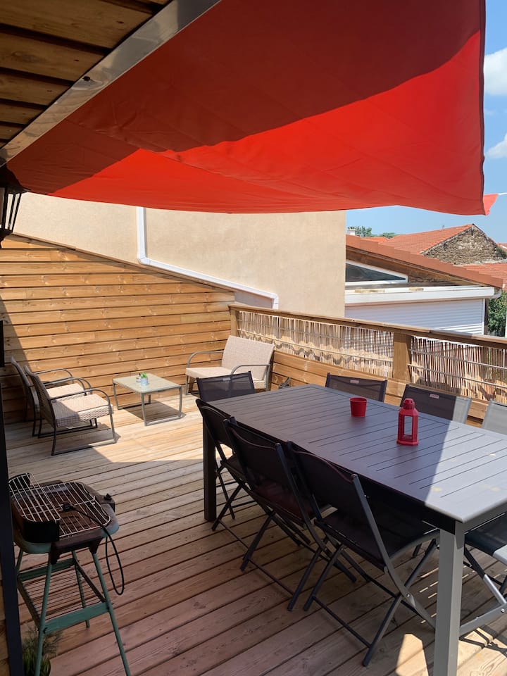 Appartement Avec Belle Terrasse - Lorette