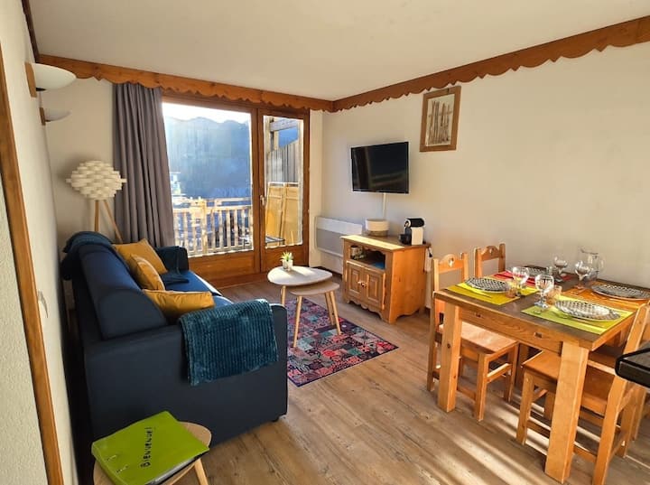 T3 Vue Montagne, Parking, 80m Pistes - Orcières Merlette