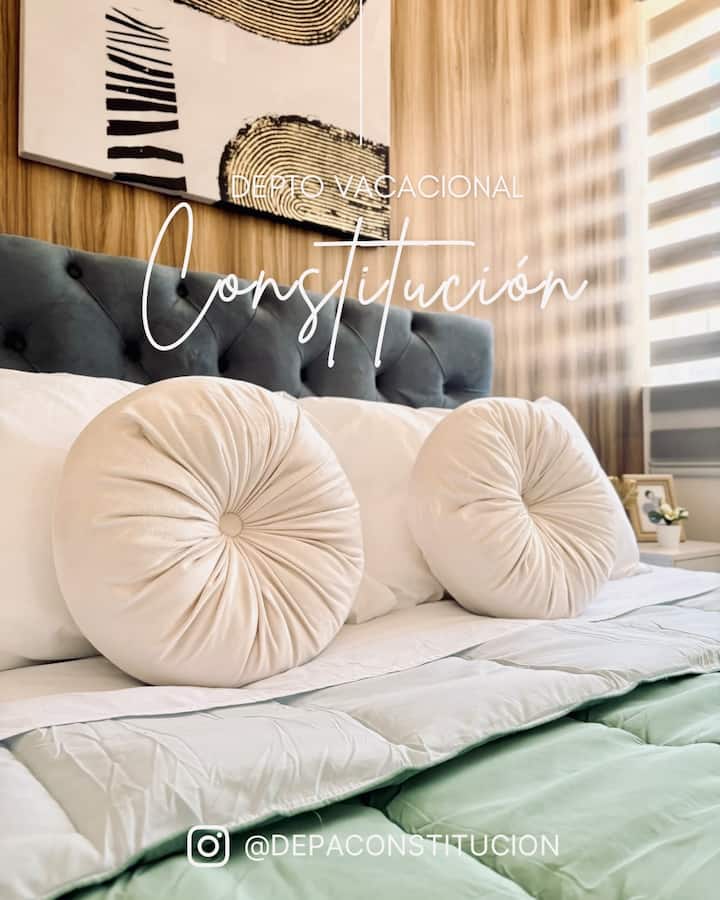 Cómodo Depto Vacacional En Constitución - Constitución