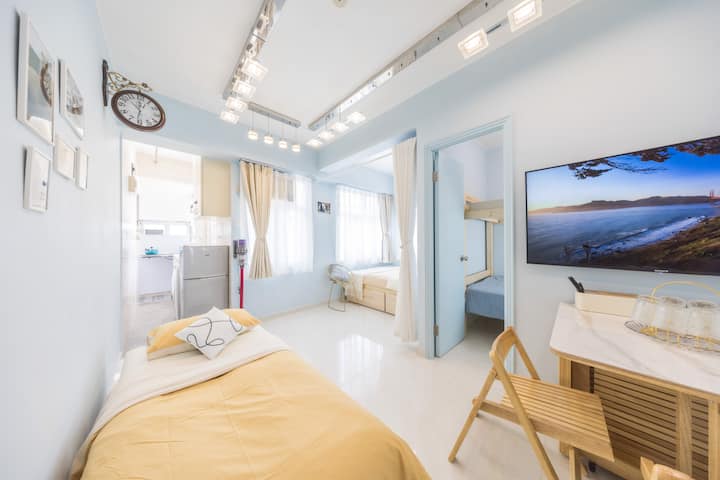 Hk Style Relaxing Home, 8pax, 2 Mins To Mtr - Hong Kong