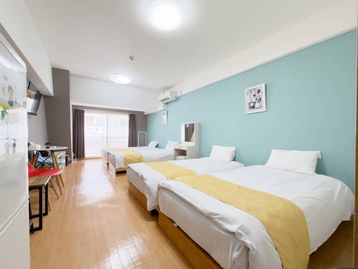 4ppl/407/3 Mins To Nihonbashi, Dotonbori, Namba/6612 - Osaka