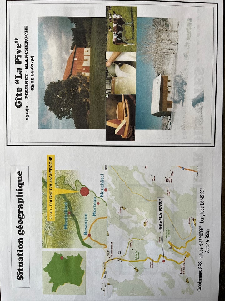Gîte Dans Jolie Fermette - La Chaux-de-Fonds