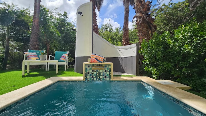 New 1 Bdrm Apt / Pvt Pool / King Bed / Washer - Aruba
