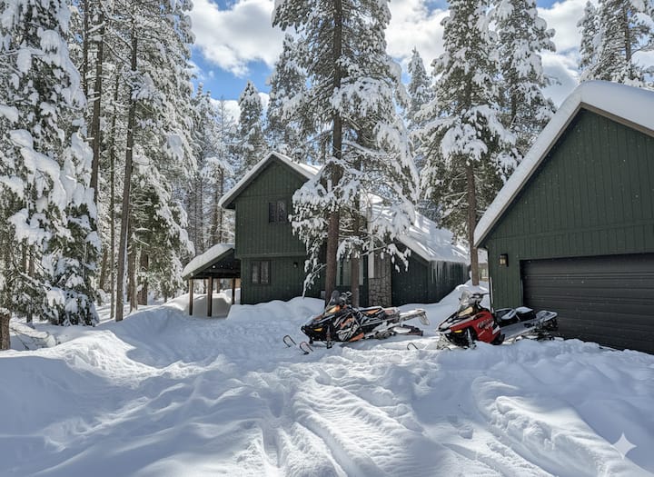 Winter, Peaceful, Ride From Cabin, Christmas, Snow - Island Park, ID