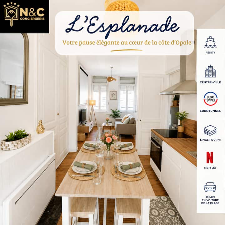 L'esplanade- Calais Centre, Proche Gare - Calais