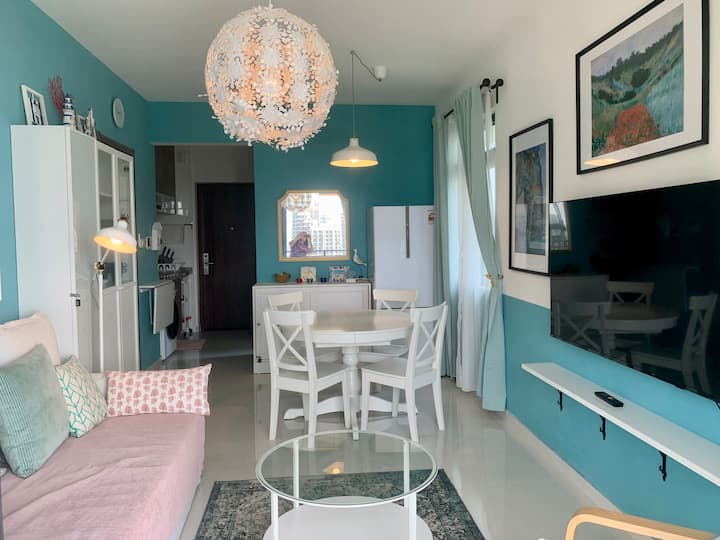 Seaview 2 Bedrooms Peaceful Aprt - Kukup