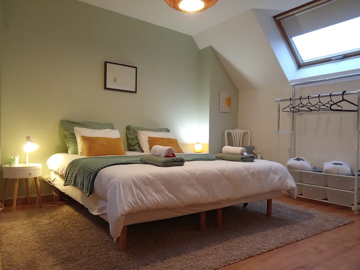 Belle Chambre Confortable, Idéalement Située - Waals-Brabant