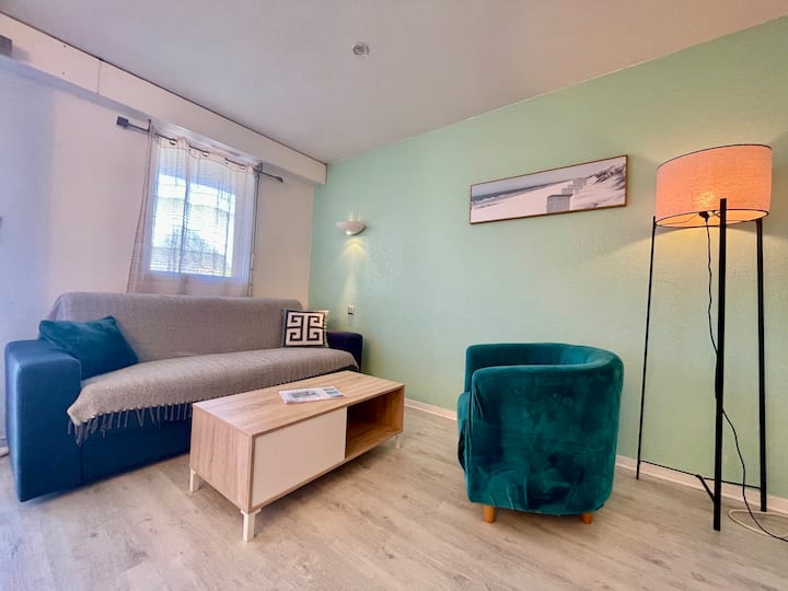 Studio Cabine De Plage ! Centre, Parking & Piscine - Quiberon