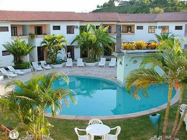 Apartamento 1 Quarto Sala Cozinha Com Piscina - Porto Seguro