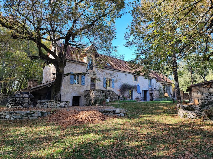 Maison De Charme Avec Vue Et Tranquillité - Saint-Cirq-Lapopie