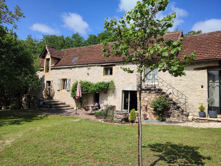 Maison De Charme Avec Vue Et Tranquillité - Saint-Cirq-Lapopie