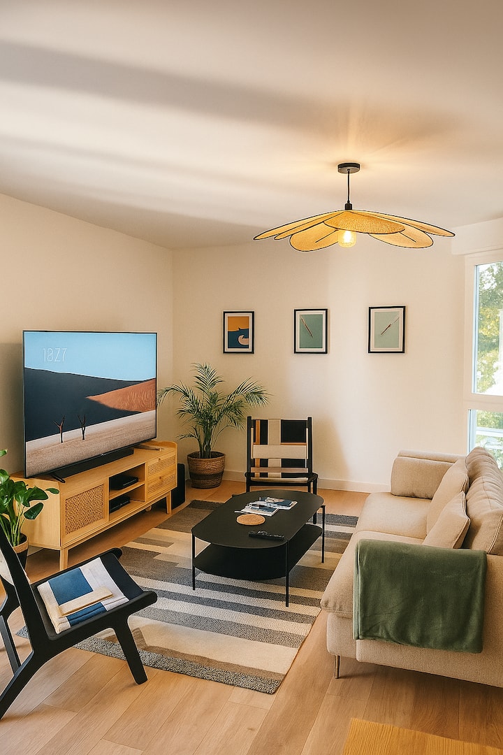 T3/4 Voyageurs/2 Chambres/1 Sdb/1wc+parking - Montpellier