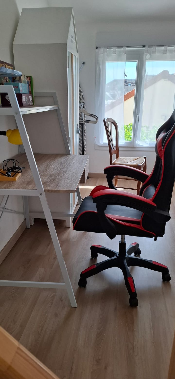 Le Jasmin-maison 4personnesterrasse Espace Travail - Châtellerault