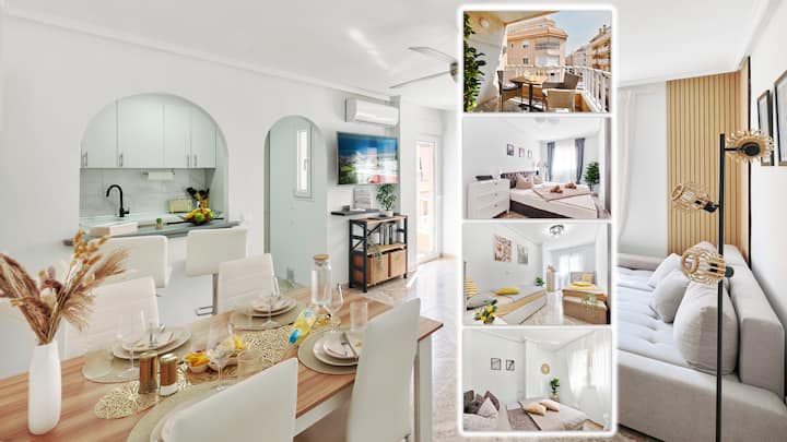 Luxurious 3-bedroom Apartment – 150m To The Beach - Torrevieja