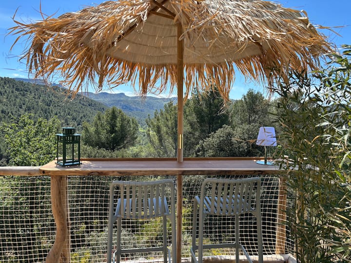 La K-bane «&nbsp;A-frame&nbsp;» Perchée Avec Vue - Gémenos