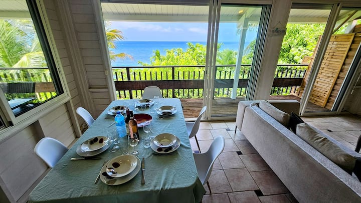 La Villa Lido Les Pieds Dans L'eau Pour 8. - Fort-de-France