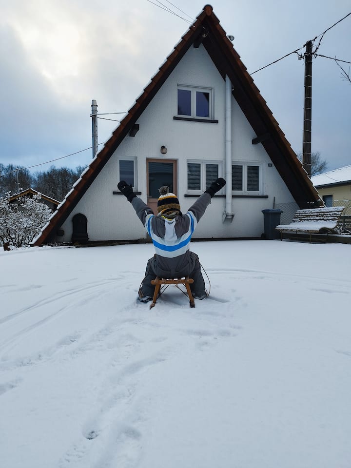 La Petite Maison Pointue - Étang de Hanau