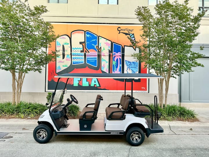 A Wave From It All-free Golf Cart & Beach Chairs - Destin, FL