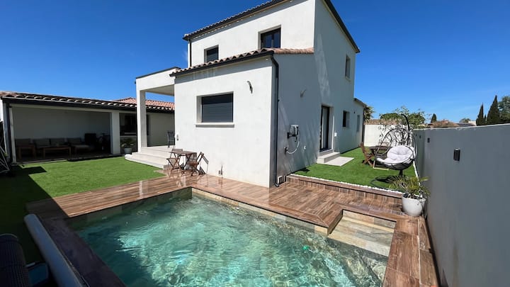 Villa Camargue Piscine 7 Pers - Saint-Laurent-d'Aigouze