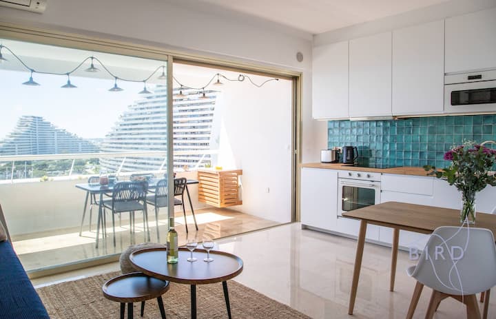 Marina Baie Des Anges Ducal Vue Mer Clim - Villeneuve-Loubet