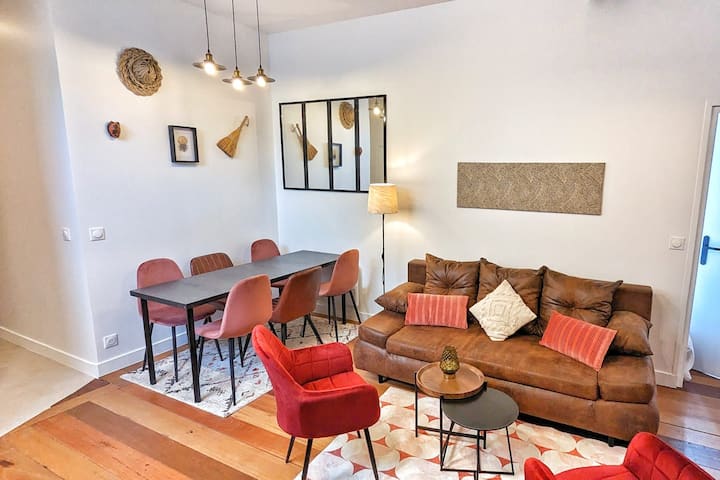 Near Buttes-chaumont • Group Friendly • 3 Br - Paris