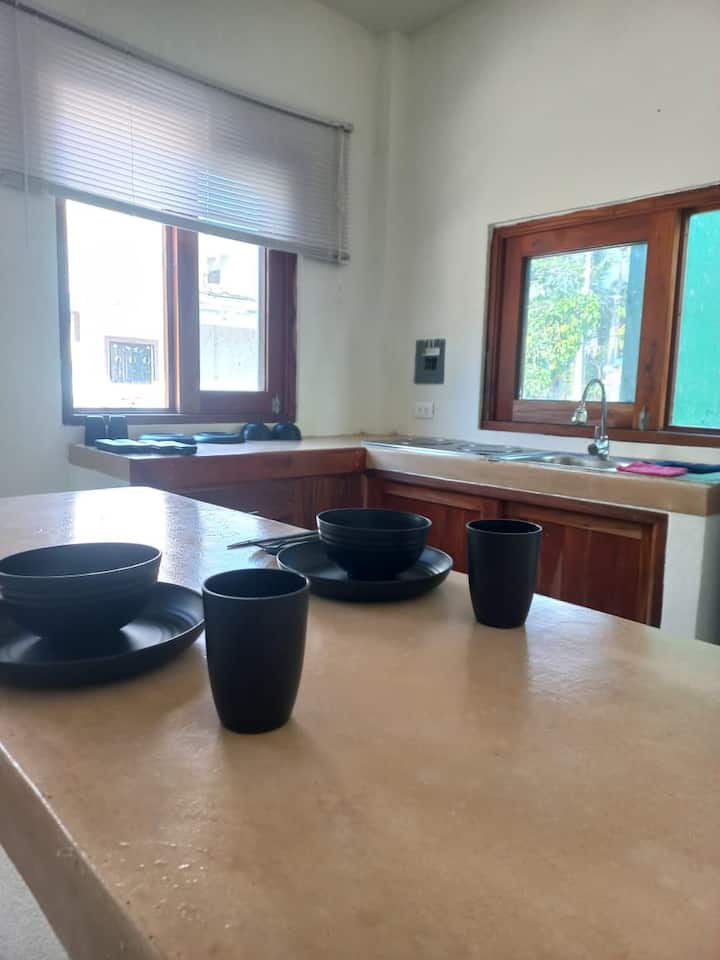 Mini Apartamento C/cocina A 3 Calles De La Playa - Holbox