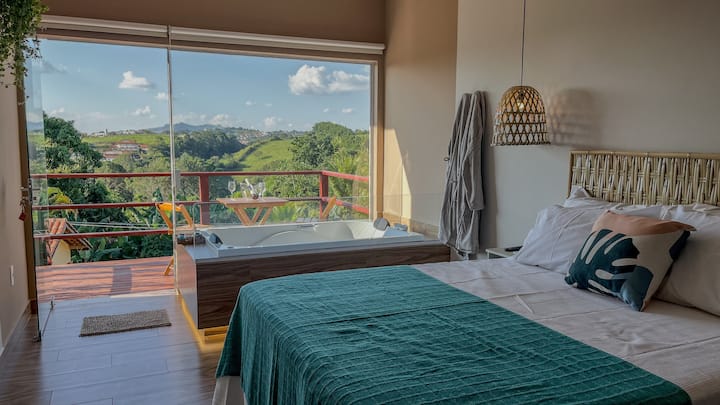 Suíte 01 - Com Hidro - Refúgio Das Lavandas - Novo - Socorro