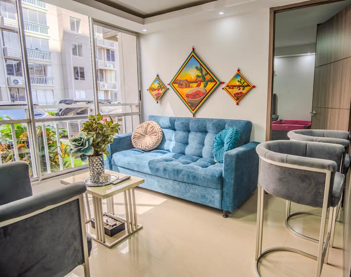 New Modern | A/c 900mb Wifi – Near Malecon & Mall! - Barranquilla